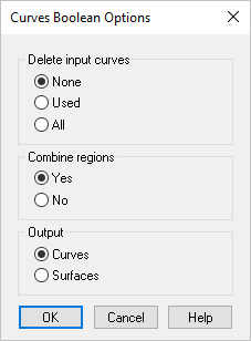 VisualCAD > The Ribbon Bar > Curve Modeling > Edit Curves > Boolean